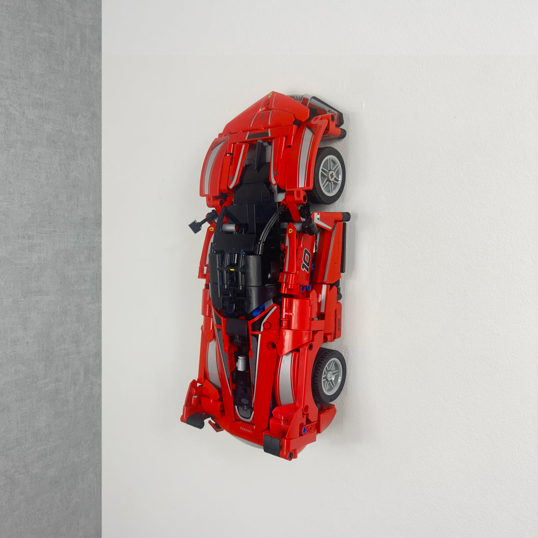 Vertical Lego Wall Display mount for LEGO Ferrari FXX K (42212) – BrickNest