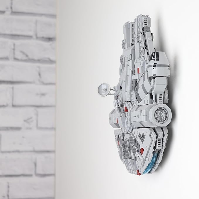 Vertical LEGO Wall Mount for Millennium Falcon 75375 – BrickNest